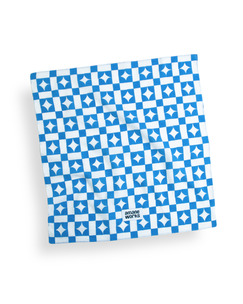 lucky loops bandana (blue) – amane works